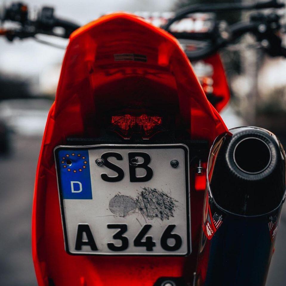 BAC3D Licence Plate Bracket – Southern Supermoto