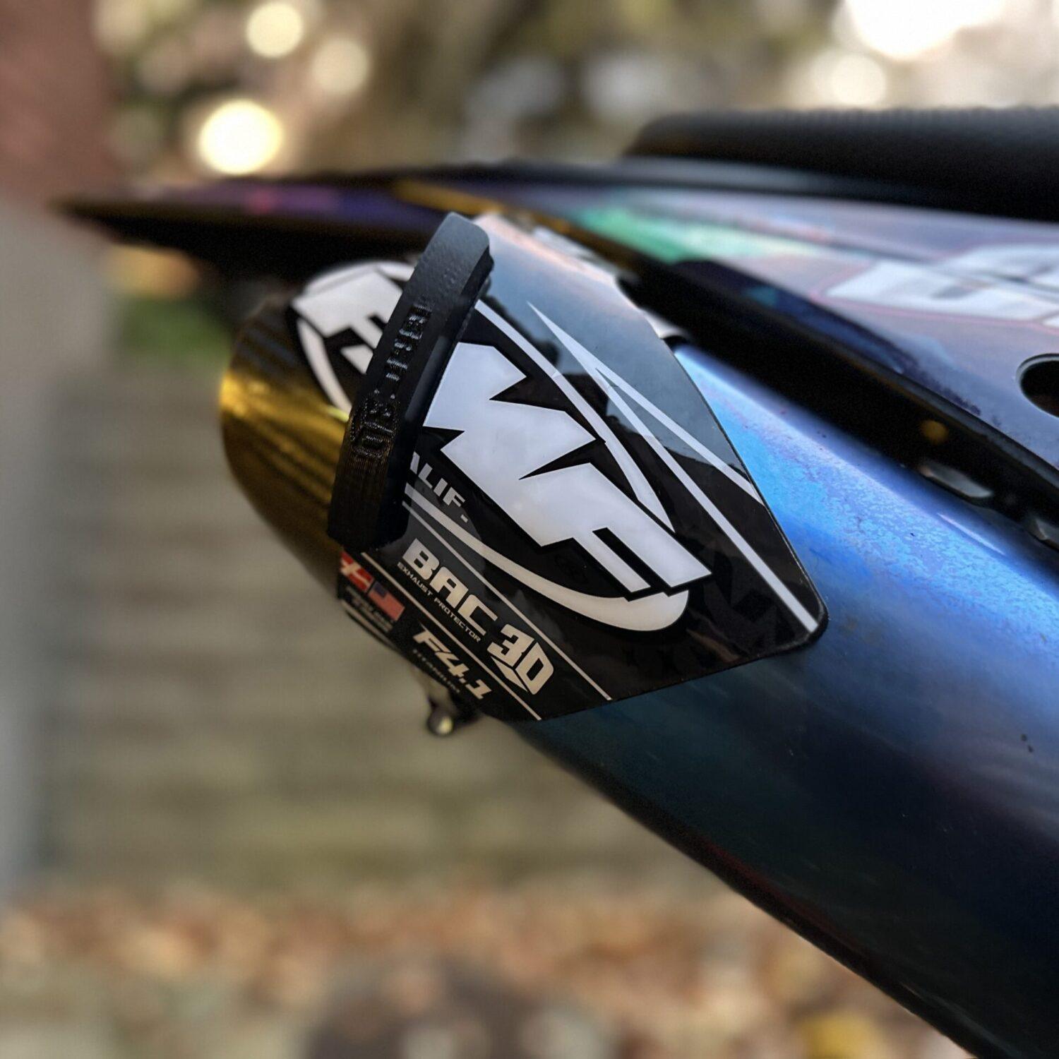 BAC3D custom FMF protector – Southern Supermoto